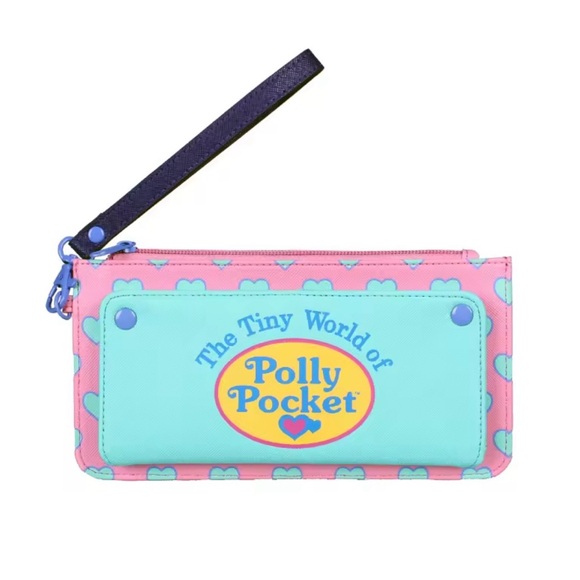 polly pocket | Accessories | Polly Pocket Themed Zip Top Clutch Wallet ...